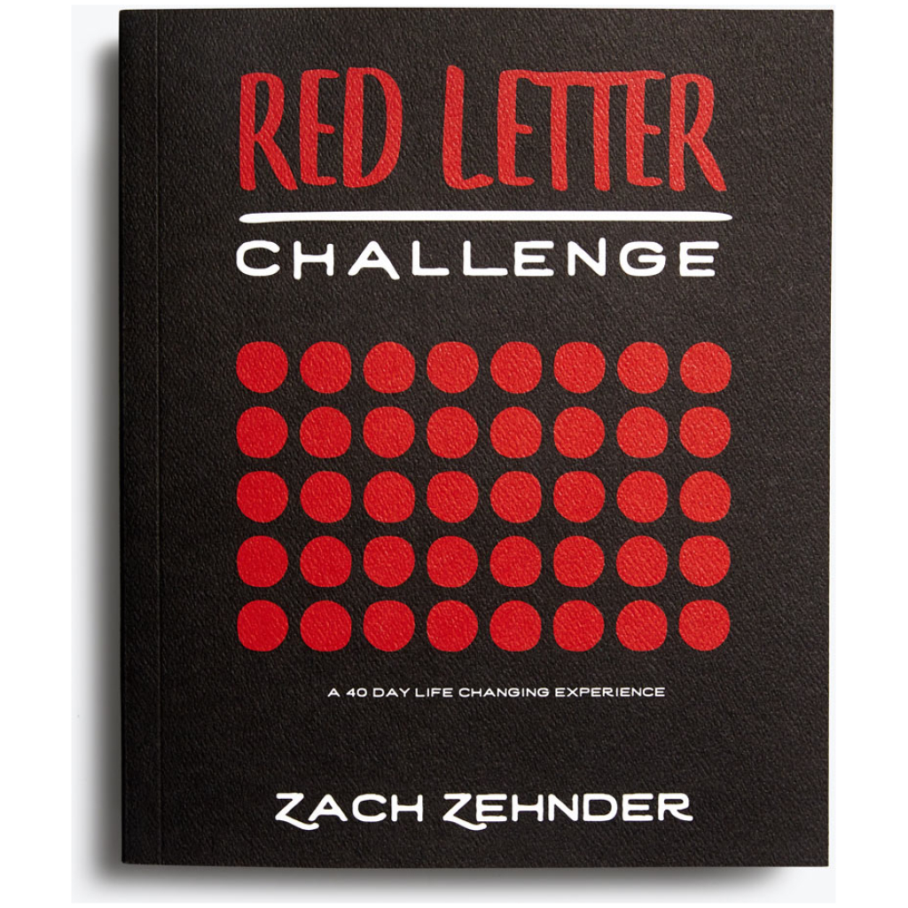 Red Letter Challenge Book by Zach Zehnder – Concordia Market