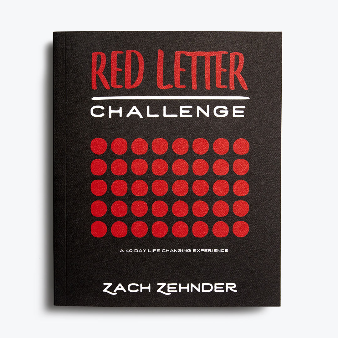 Red Letter Challenge Book by Zach Zehnder – Concordia Market